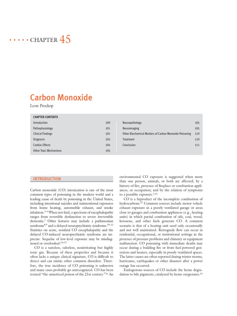 CO Intoxication | PDF | White Matter | Hypoxia (Medical)