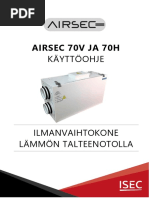 ILTO 440 Prem Kayttoohje | PDF