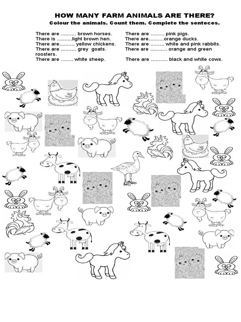 How Many Farm Animals Are There? | PDF