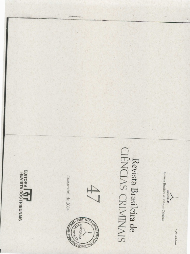 SARLET, Ingo Wolfgang. Constituição e Proporcionalidade. RBCCRIM. | PDF