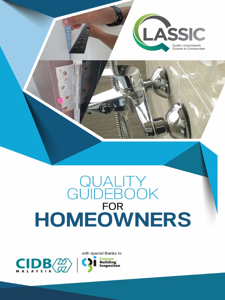 KIT BOOK QCLASSIC - Quality-Guide-For-Homeowners | PDF | Door | Window