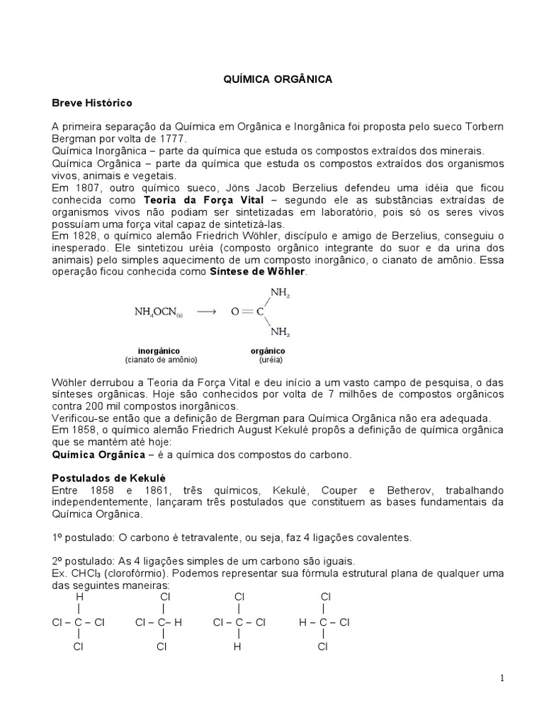 Quimica Organica Pdf Química Orgânica Química