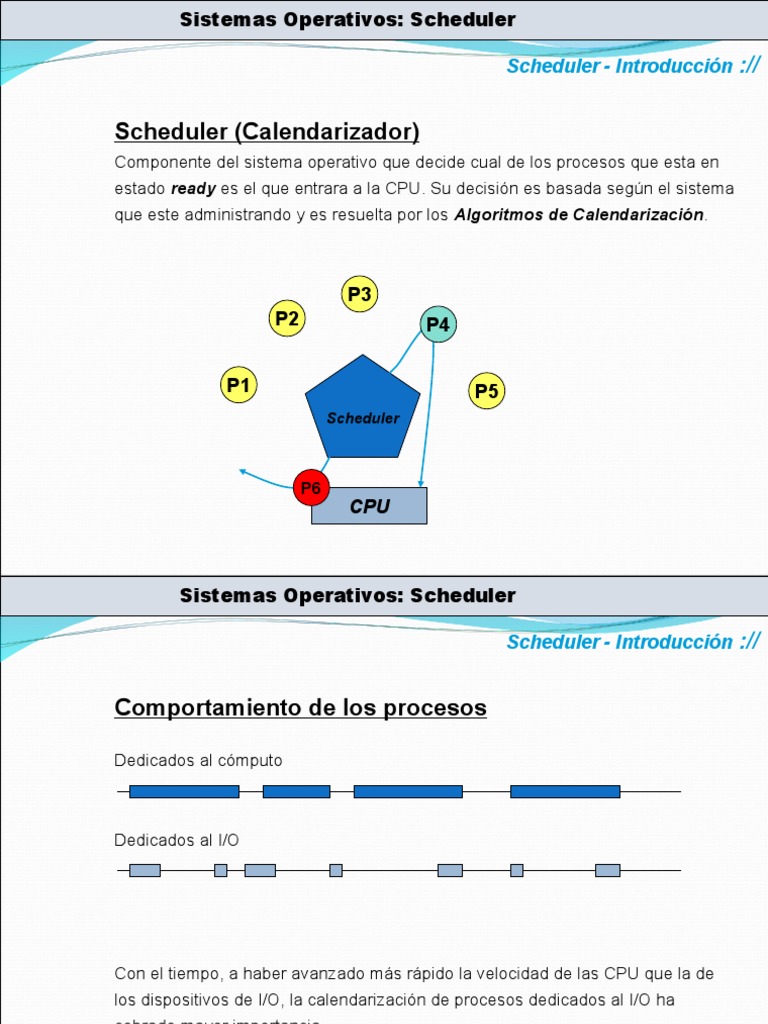 Algoritmos Planificacion | PDF | Programación (Computación) | Sistema ...