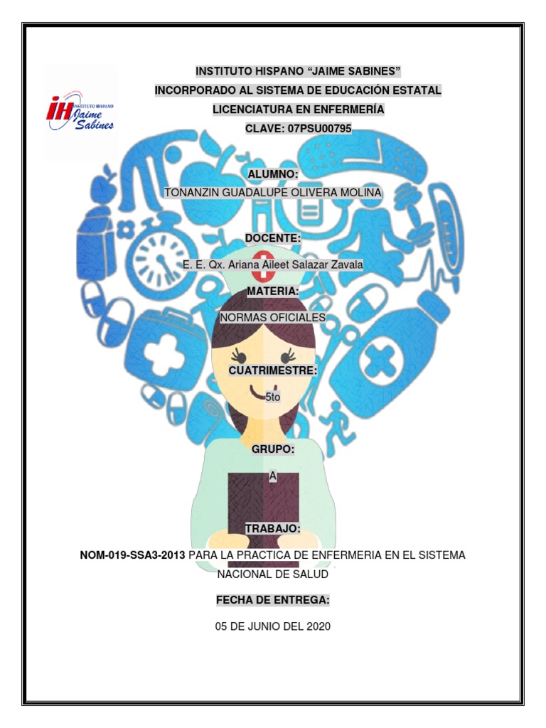 Norma 019 PDF | PDF | Enfermería | Medicina