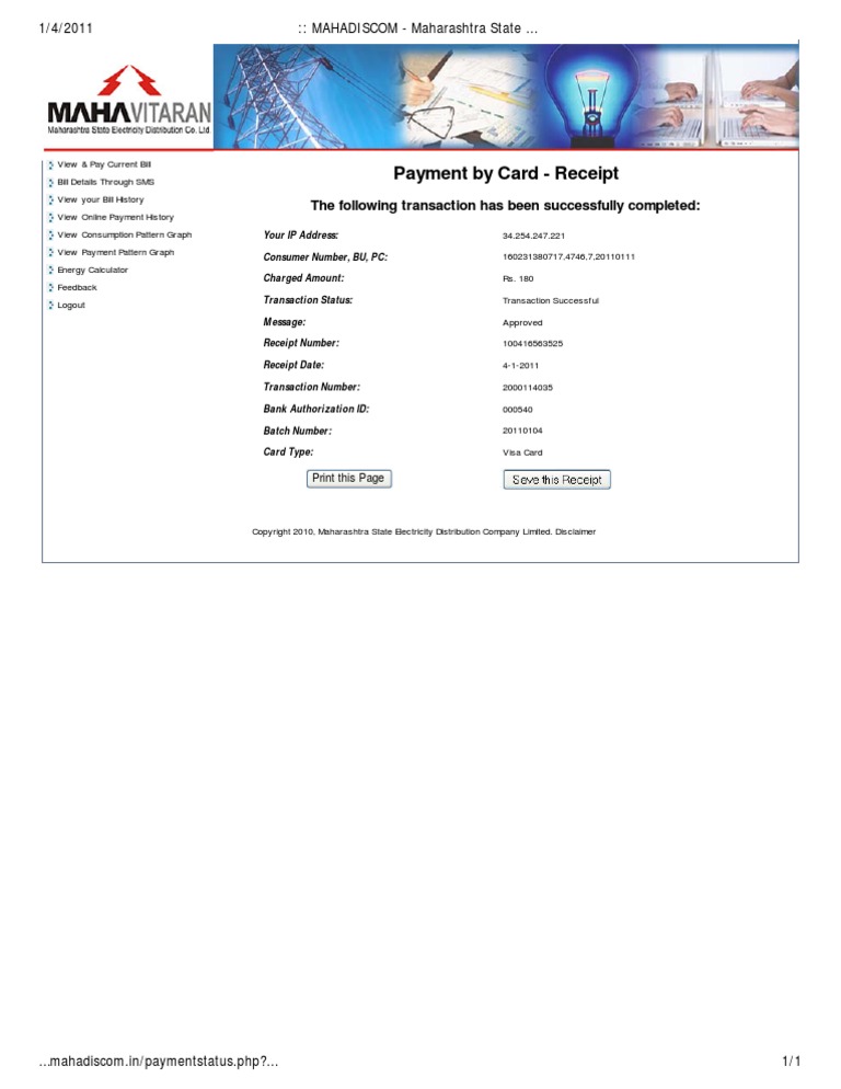 Mseb Jan 4th 2011 | PDF