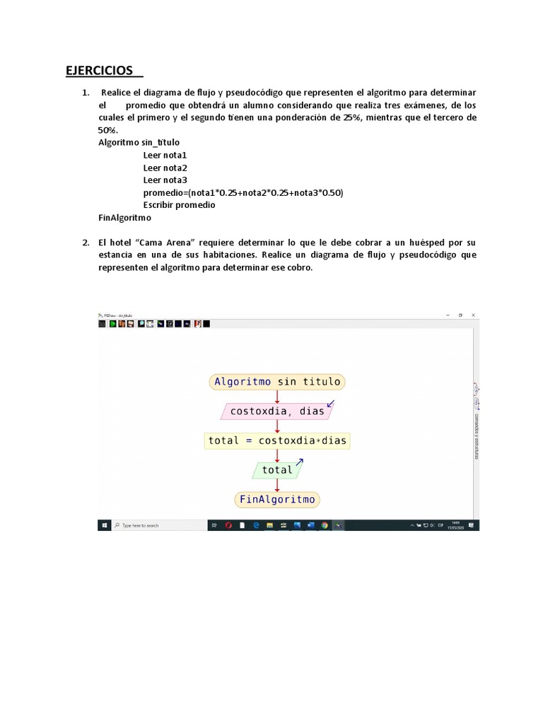 Ejercicios - TEcnicas de Programacion - Darwin Mamani Mendoza | PDF