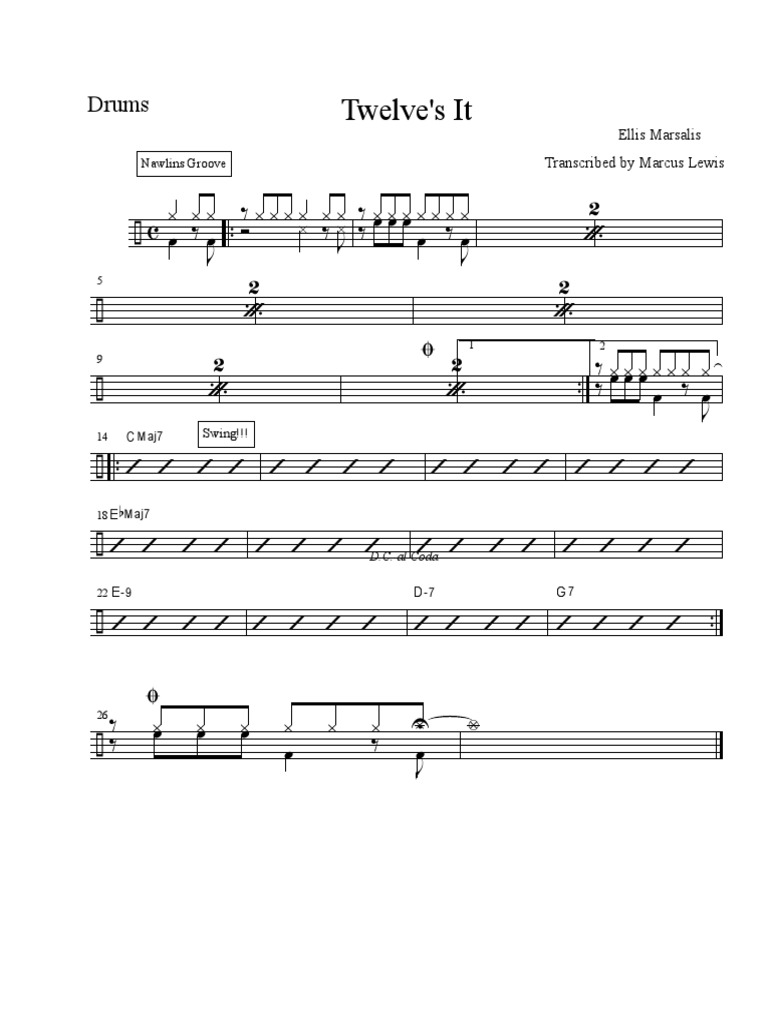 12'sit - Drum Set | PDF