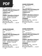 Suspect Description Form Template | PDF