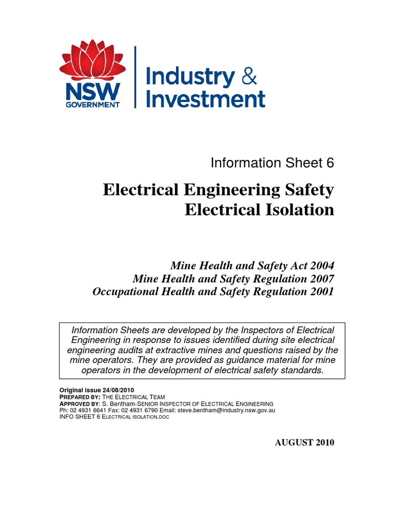 Electrical Isolation Procedures Guide | PDF | Capacitor | Occupational ...