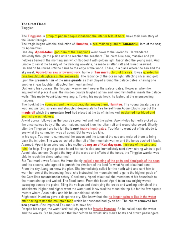 Tinggians: Humitau, Aponi-Tolau | Download Free PDF | Nature