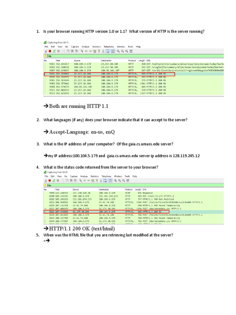 Is Your Browser Running HTTP Version 1 | PDF