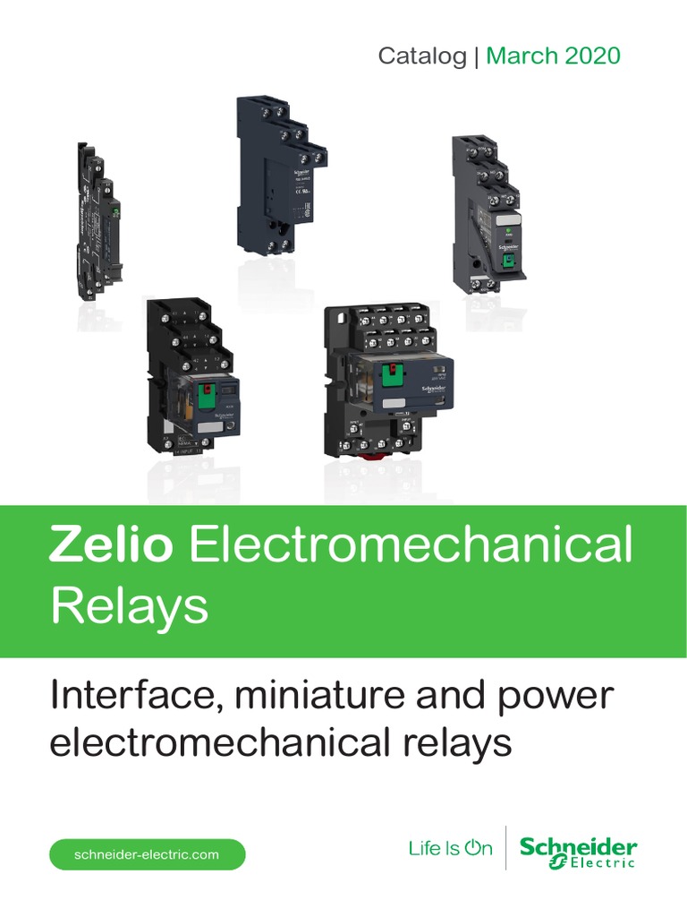 Zelio Electromechanical: Relays | PDF | Electrical Connector | Relay