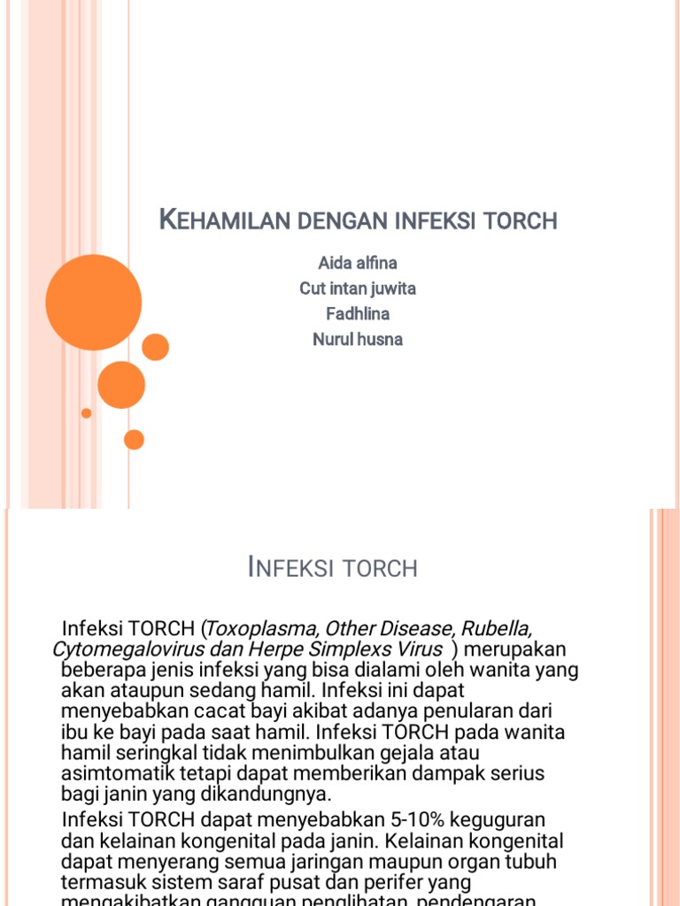 Kehamilan Dengan Infeksi Torch PDF | PDF