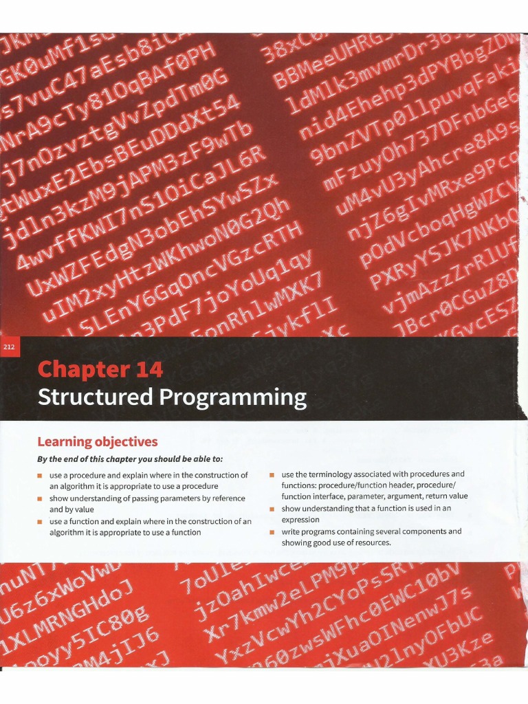 Computer Science Coursebook-219-234 | PDF | Parameter (Computer Programming) | Subroutine
