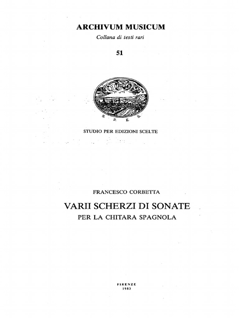 Francesco Corbetta: Maestro de la guitarra | PDF | Entretenimiento ...