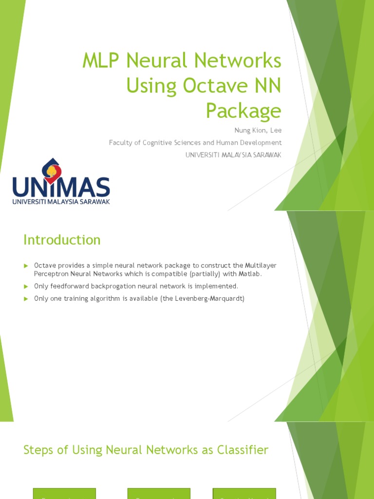 Octave MLP Neural Networks | PDF | Artificial Neural Network | Theoretical Computer Science