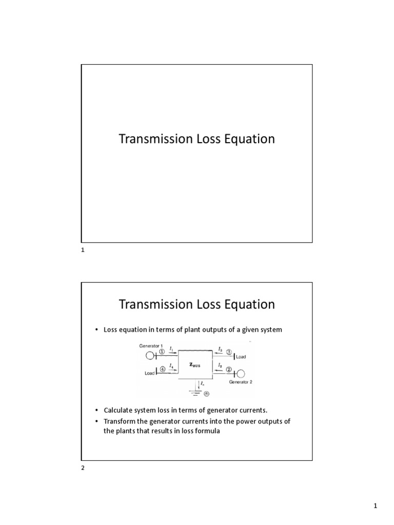 Tranmission Loss Equation | PDF | Matrix (Mathematics) | Complex Number