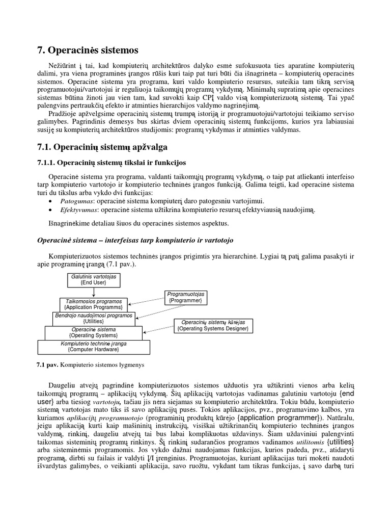Operacines Sistemos | PDF