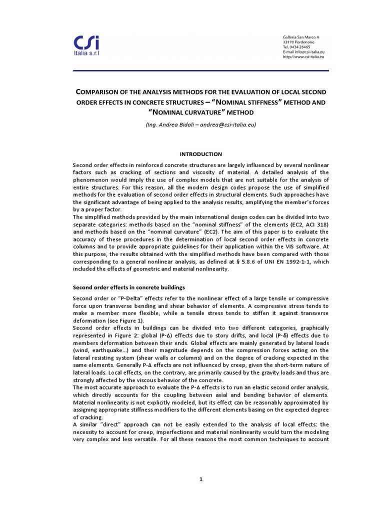 Second Order CA EN | PDF | Bending | Column