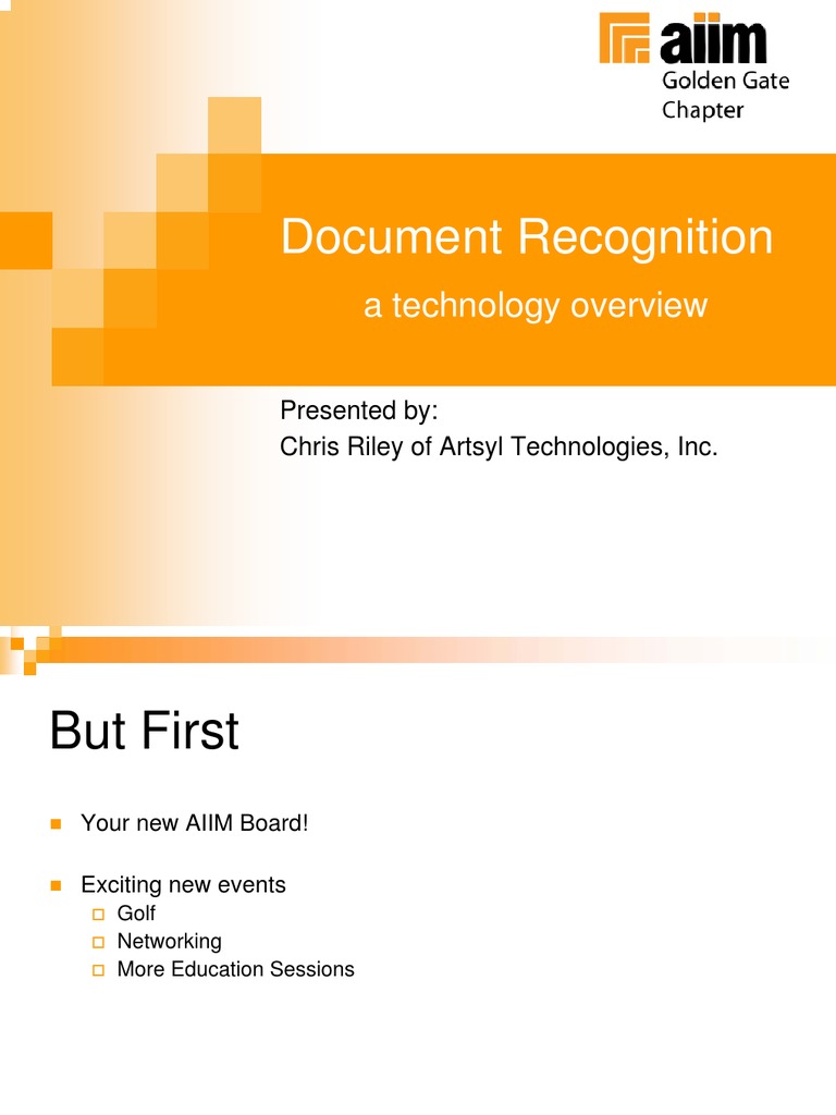 Document Recognition: A Technology Overview | PDF | Optical Character ...