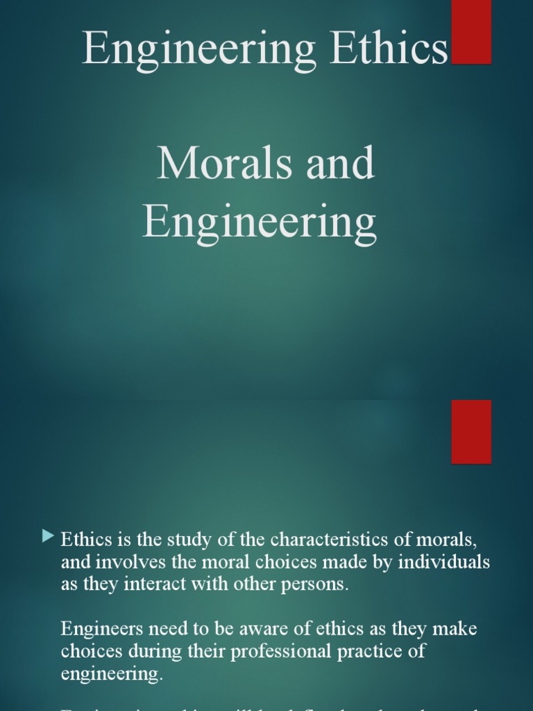 Engineering Ethics Morals and Engineering | PDF | Value (Ethics) | Morality
