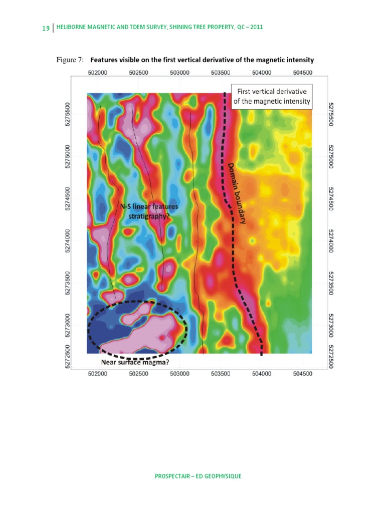 Heliborne Magnetic and Tdem Survey, Tdem Survey, Shining Tree Property ...