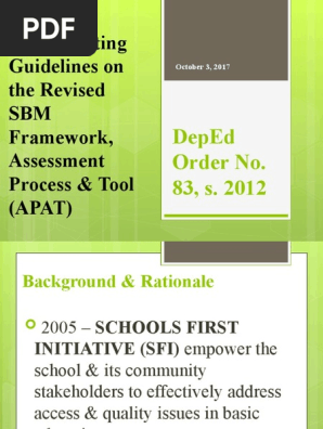 Revised Assessment Tool Sbm Avaliao Educacional Facilitador