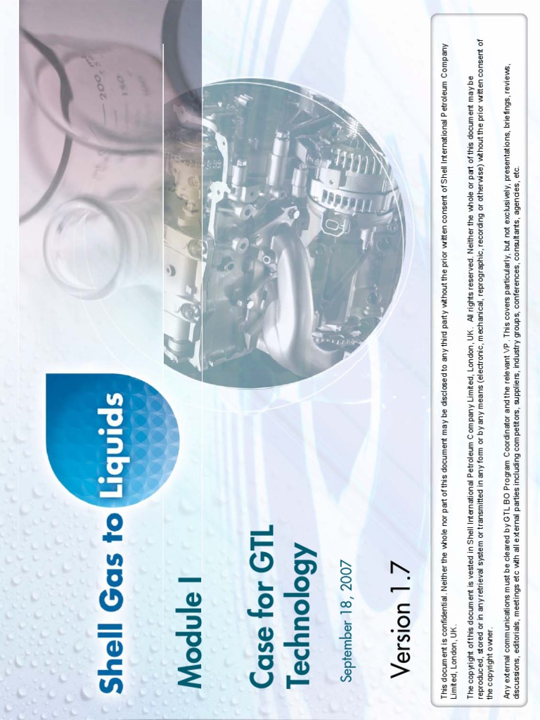 Case For GTL - Shell | PDF | Diesel Fuel | Gas To Liquids