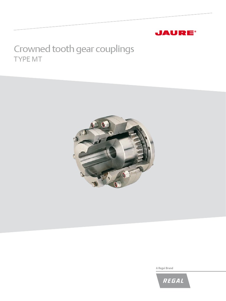 Crowned Tooth Gear Couplings: Type MT | PDF | Mechanical Engineering ...