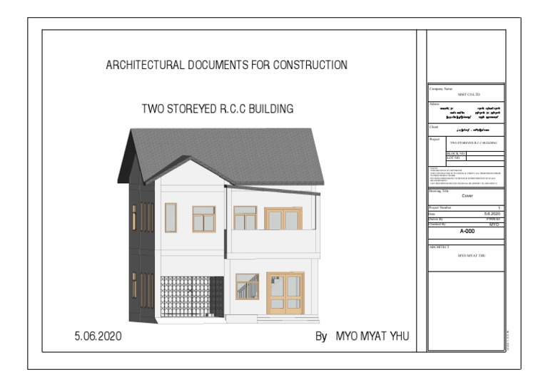 Architectural Documents For Construction: Cover 1 | PDF | Design ...