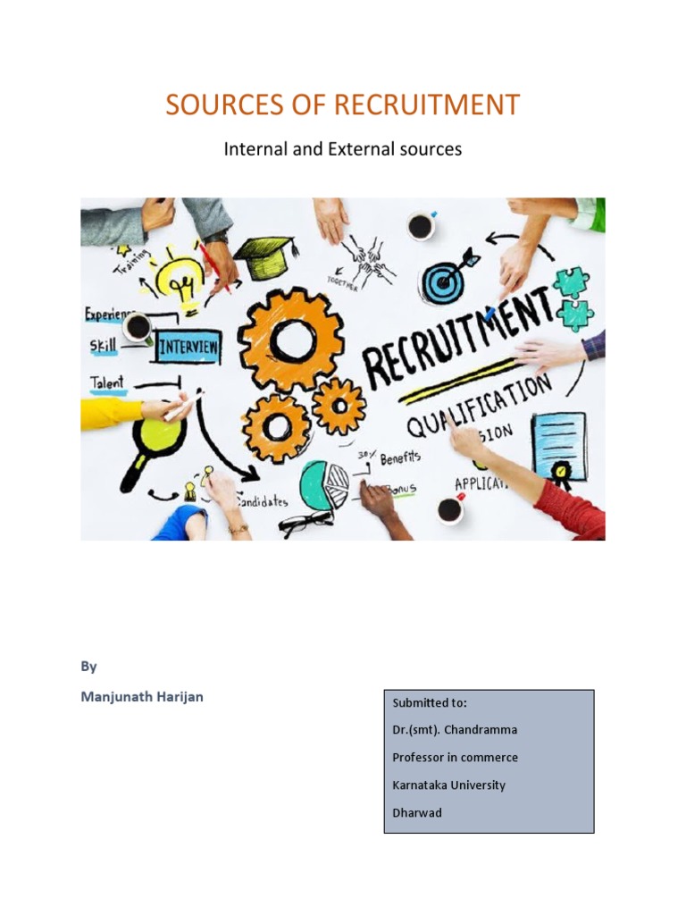 Sources of Recruitment: Internal and External Sources | PDF ...