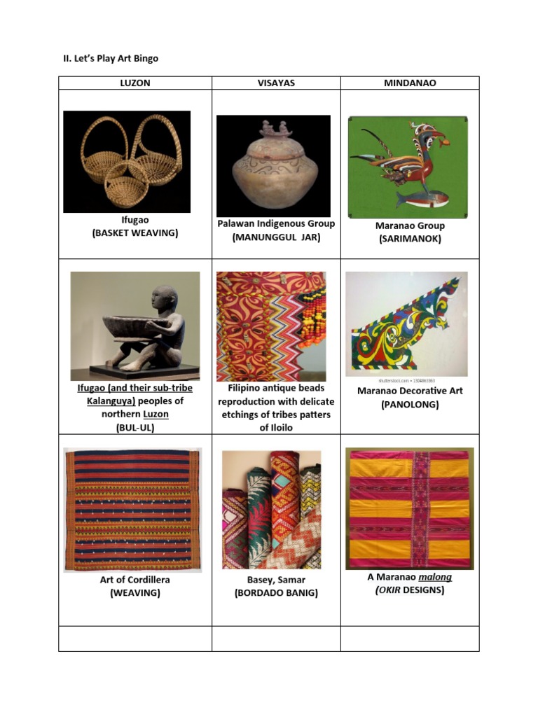 Luzon Traditional Arts and Crafts | PDF