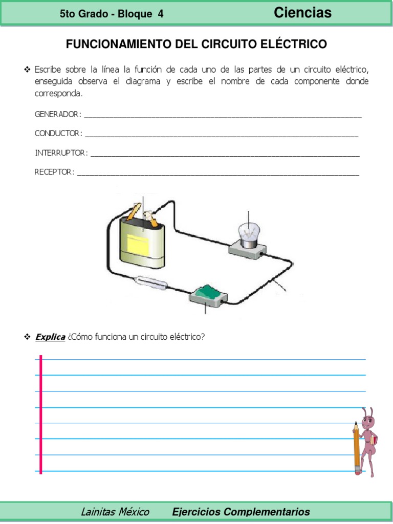 Hojas De Trabajo De Circuitos Eléctricos