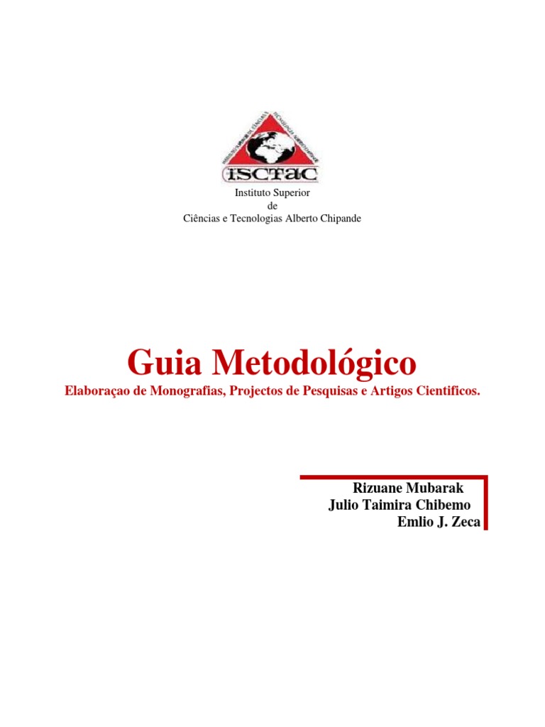 Guia Metodologico Do ISCTAC | PDF | Conhecimento | Paradigma