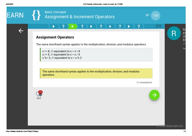 Assignment & Increment Operators | PDF | Computer Programming | Software Engineering