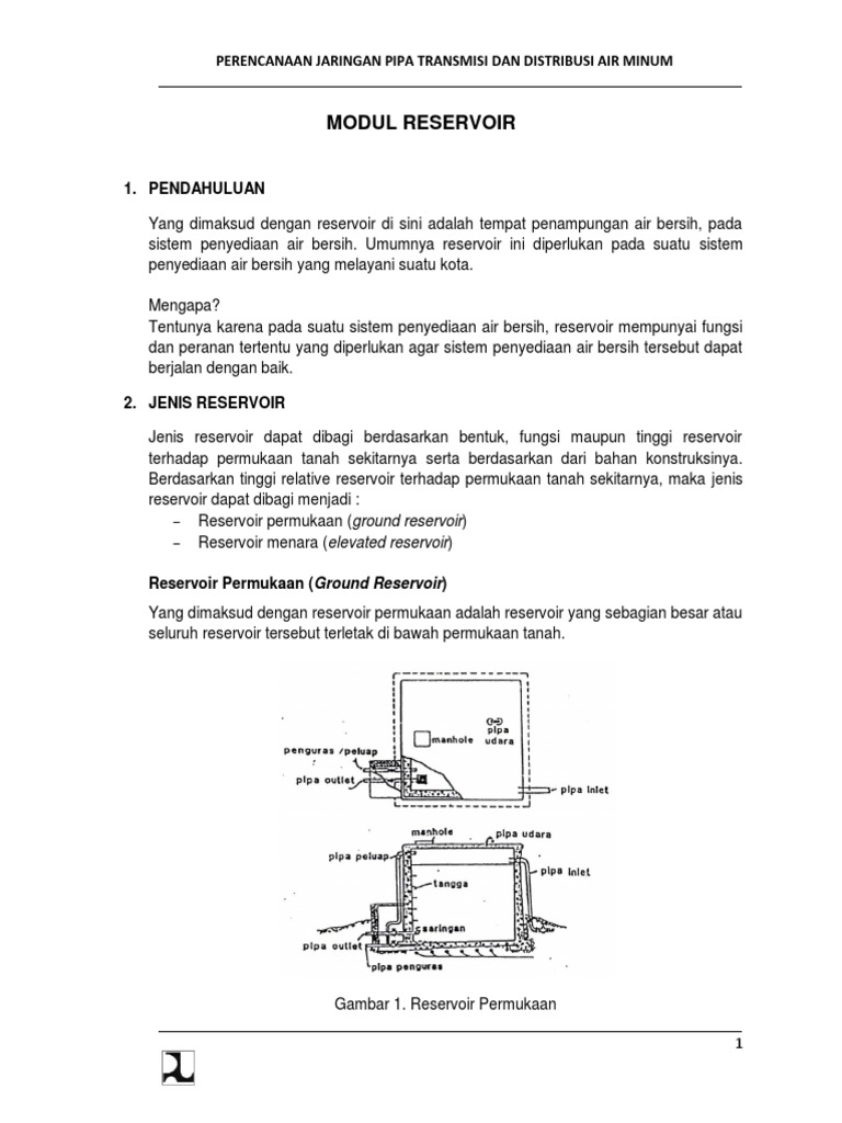 Aee05 3. Fungsi Ground Reservoir PDF | PDF | Griya & Taman