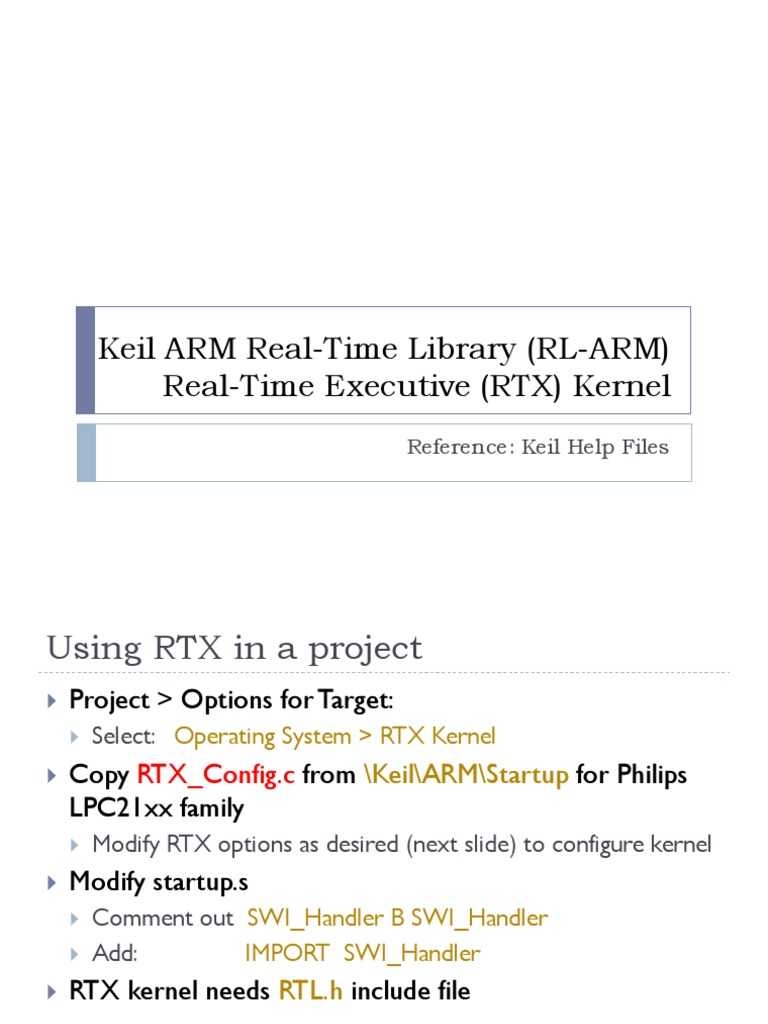 Chapter6 RL-ARM Real-Time Executive (RTX) | PDF | Computer Programming ...