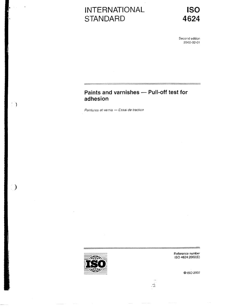 ISO 4642 Adhesion Test Spec