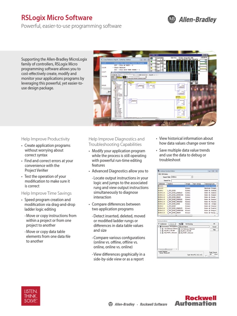 Rslogix Micro Software: Powerful, Easier-To-Use Programming Software ...