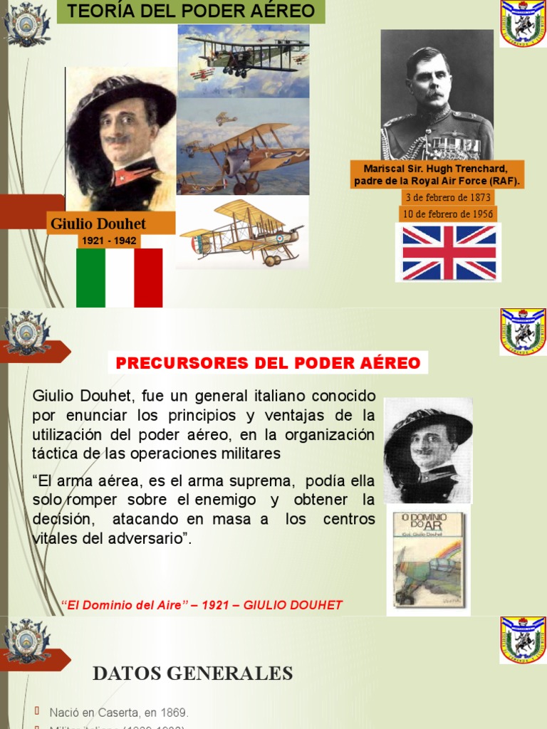 Giulio Douhet-Trenchard | PDF | Bombardeo | Avión de combate