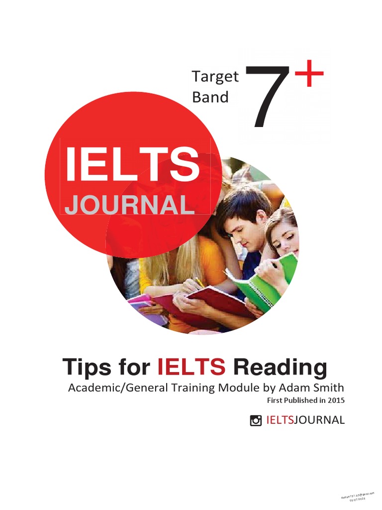 IELTS JOURNAL Target Band 7 Plus - Reading - Adam Smith PDF | PDF ...