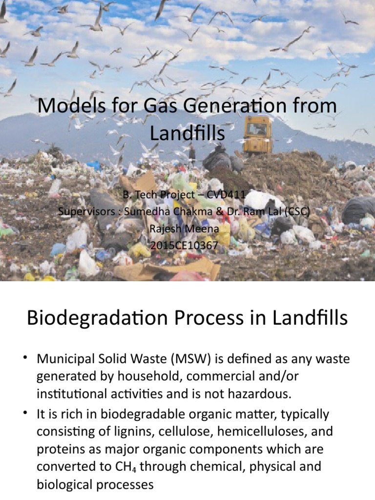 Models For Gas Generation From Landfills | PDF | Landfill | Biodegradation