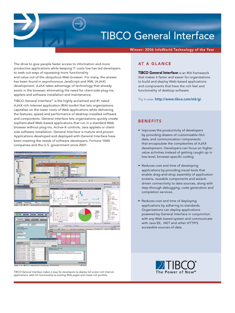 Tibco General Interface Pdf Web Application Ajax Programming
