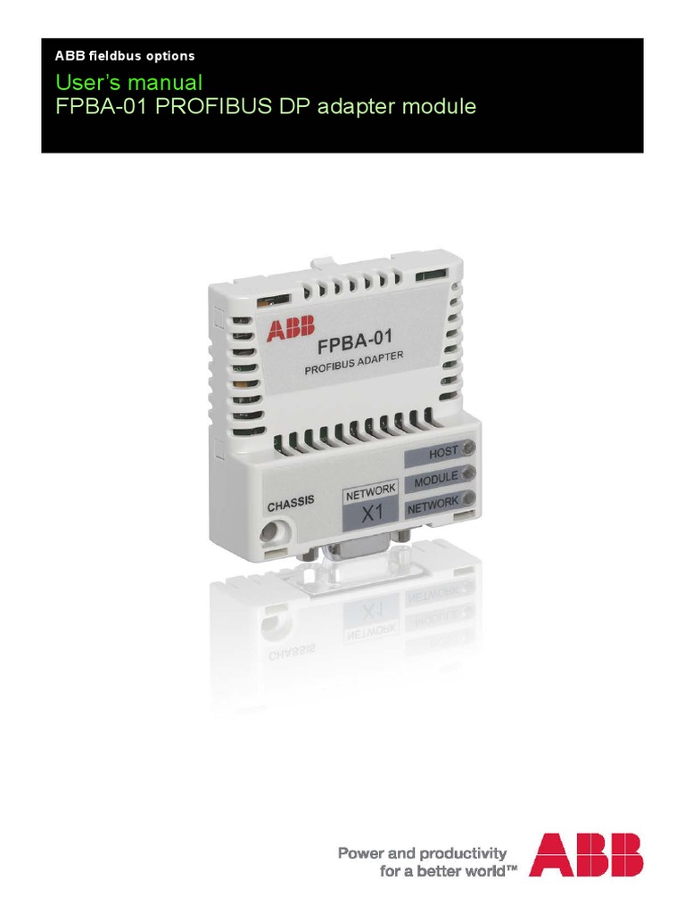 ABB FPBA 01 Profibus Adapter Manual | PDF | Electrical Connector ...