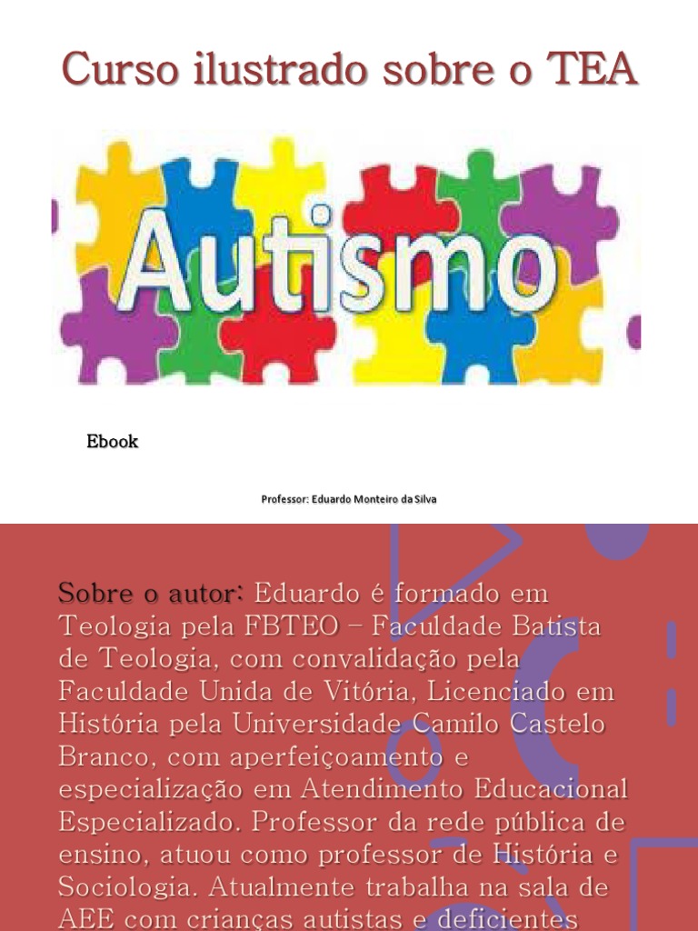 Curso de Introdução Ao TEA | PDF | Autismo | Espectro do autismo