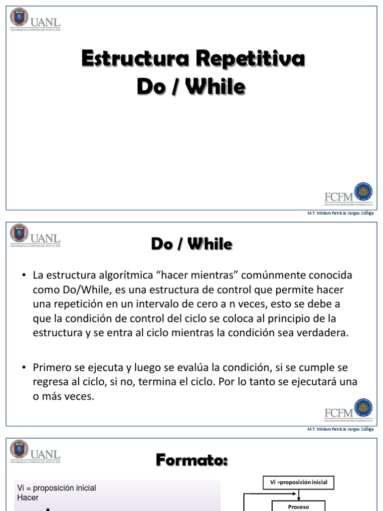 Estructura Do-While | PDF | Algoritmos | Programación de computadoras