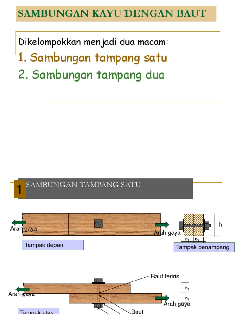 Pertemuan 9 Sambungan Baut | PDF