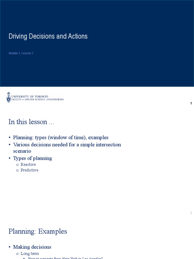 07 Lesson-3-Driving-Decisions-And-Actions C1M1L3 - Driving Decisions ...