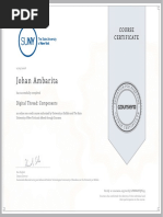 Coursera Certificate Example | PDF