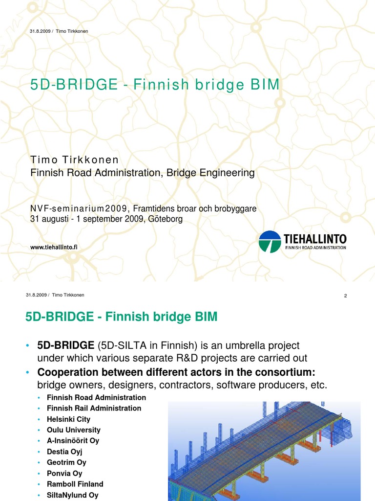 5D-Bridge - Finish Bridge BIM | PDF | Building Information Modeling | 3 ...